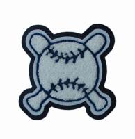 China Custom Chenille Letters Patches Iron On Embroidered Soft Touch 300 DPI for sale