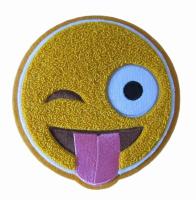 China Custom Chenille Varsity Letter Patches Sew On Iron On Backing No Minimum Order 300 DPI for sale