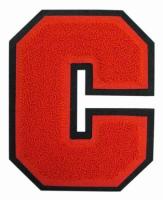 China Custom Big Chenille Letters Patches Twill Felt Greek Letters for Caps 100pcs MOQ for sale