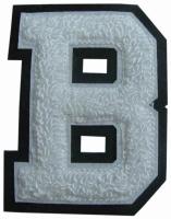 China Custom Chenille Varsity Letters Decorative Patches for Business Gifts 5x5 cm for sale