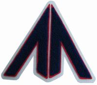 China Custom Chenille Varsity Patches Iron On Backing No Minimum 30pcs MOQ Custom Shape for sale