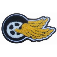 China Custom Chenille Letters Patches High Density 8cm Varsity Embroidered Patch for sale