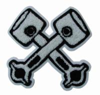 China Custom Washable Chenille Letters Patches Durable Sports Patches 100pcs MOQ for sale
