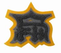 China Custom Washable Chenille Letters Patches Durable Sports Patches 100pcs MOQ for sale