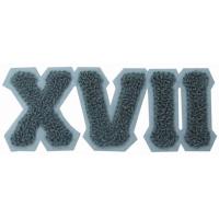 China Custom Chenille Letters Patches 3.5 Inch High for Denim Jacket Embroidery for sale