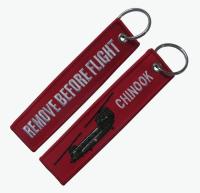 China Custom Twill Embroidered Keychain with Logo Both Sides 100pcs MOQ Promotional Gift for sale