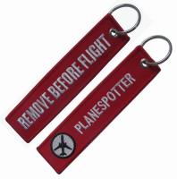 China Bag Luggage  Remove Before Flight Keychain 125*25MM Dry Cleanable for sale