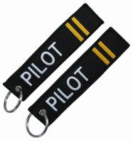 China Double Side Embroidered Key Tags  Customized   ID With Metal Ring for sale