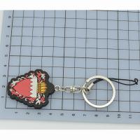 China Custom Soft PVC Keychain with Embossed Logo 2D 3D Both Sides 100pcs Minimum for sale