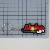 China Custom 3D PVC Keychain with Logo One or Both Sides 100 Pcs MOQ Promotional Gift for sale