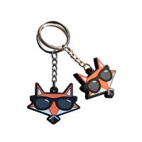 China Custom Made Soft PVC Keyring Cute Promotional 3D PVC Keychains for sale