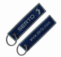 China Promotion Gift Personalized Embroidered Keychains Fashion Design for sale