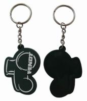China Custom PVC Keychain 3D Embossed Logo Promotional Gift 100 PCS MOQ for sale