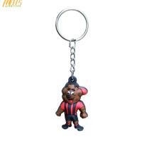 China Custom PVC Keychain 3D Embossed Logo Promotional Gift 100 PCS MOQ for sale