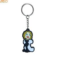 China Custom Double Sided PVC Rubber Keychain 3D Flexible Promotional Zip Puller 2-8mm Thick for sale