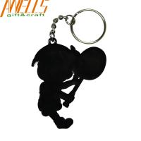 China Soft Multicolour PVC Key Chain Any Size 2D/3D  Stand Out LOGO for sale