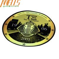 China Custom Sublimation Hat Patches Iron On Backing Washable Fade Proof 100pcs MOQ for sale