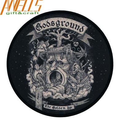 China Custom Digital Print Embroidered Fabric Patches Skin Friendly Heat Transfer for Clothing 300 DPI for sale