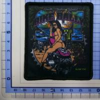 China Custom Dye Sublimation Patches No Shrinking Soft Hand Touch Washable 300 DPI for sale