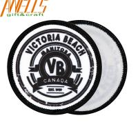 China Custom Polyester Dye Sublimation Patch Silk Printed Embroidered Back Patch 100pcs MOQ for sale