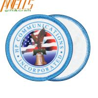 China Custom Sublimated Patches with Hook and Loop Backing 100pcs Low MOQ Promotional for sale
