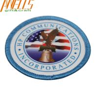 China Custom Sublimated Patches with Hook and Loop Backing 100pcs Low MOQ Promotional for sale