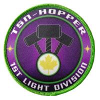China Custom Dye Sublimation Patch Large Round Fabric Badge Iron On Heat Transfer 8cm for sale