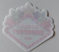 China No Shrinking Custom Sublimated Patches Iron On Backing Dry Cleanable for sale
