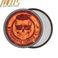China Custom Sublimation Hat Patches Iron On Heat Transfer Patches 100pcs MOQ for sale