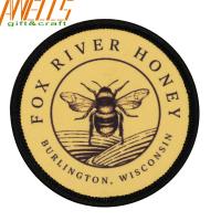 China Custom Dye Sublimation Patch 3 Inch Diameter Iron On Sew On Embroidered Badge for sale