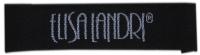 China Square Colorful  Woven Clothes Label Flat Appearance Fade Proof for sale
