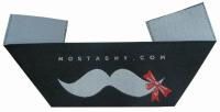 China Custom Woven Clothing Label Ultrasonic Cut Eco Friendly 100 Pcs Low MOQ for sale