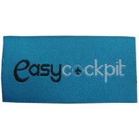China Custom Woven Clothing Label Ultrasonic Cut Eco Friendly 100 Pcs Low MOQ for sale