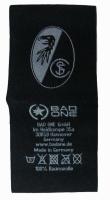China Custom Woven Clothing Labels Sewing On Soft Edge Durable Dry Cleanable 1000 Pcs for sale