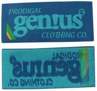 China Custom Woven Clothing Labels Eco Friendly 1000 Pcs Polyester Cotton for sale