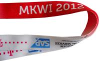 China Custom Design Logo Printed Lanyard    Heat Transfer  Flat Polyester Lanyard for sale