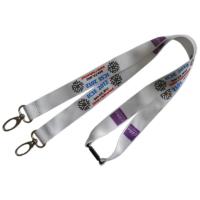 China Custom Sublimation Printed Polyester Lanyard Eco Friendly 100 Pcs MOQ for sale