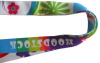 China Cool Lanyard Plastic Holder Washable Breakaway Silkscreen Printing for sale
