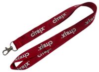 China Custom Printed Polyester Lanyard 90cm x 2cm Fade Proof Skin Friendly for sale