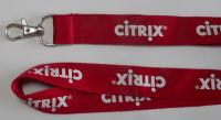 China Custom Printed Polyester Lanyard 90cm x 2cm Fade Proof Skin Friendly for sale