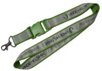 China Custom Logo Printed Lanyard 2.5cm Width Heat Press ID Card Holder for Conference for sale