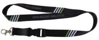 China Custom Woven Lanyards with PMS Color No Minimum Order 100 Pcs for sale