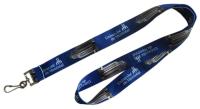 China No Shrinking Logo Printed Lanyard Washable With Plastic Badge Hook for sale
