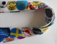 China Custom Sublimation Polyester Lanyards 90cm x 2cm One or Both Sides Printing for sale