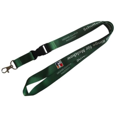 China Custom Polyester Lanyards with Silk Screen Printing 100 Pcs Minimum Order for sale