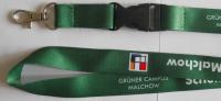 China Custom Polyester Lanyards with Silk Screen Printing 100 Pcs Minimum Order for sale
