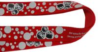 China Custom Sublimation Lanyards with Logo for ID Card Key Mobile Phone Use 100 Pcs MOQ for sale