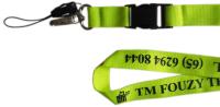 China Custom Sublimation Polyester Lanyard with Metal Hook and Plastic Buckle 90cm for sale