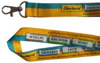 China Advertisement Logo Printed Lanyard Heated Transfer Printing  Custom Shape for sale