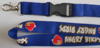 China Custom Printed Flat Polyester Lanyard 100 Pcs Minimum Order Promotional Logo for sale